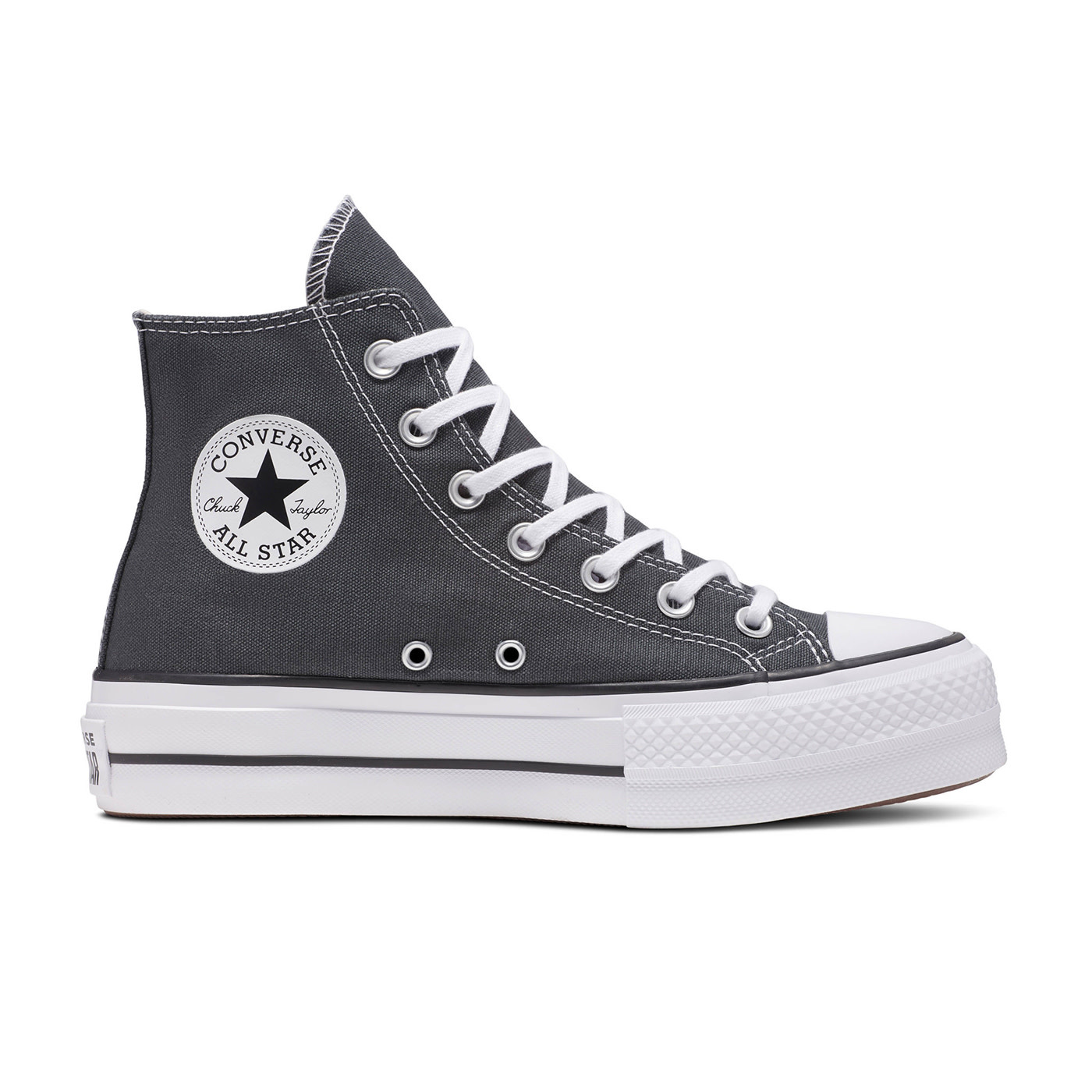 CONVERSE CHUCK TAYLOR LIFT HI SECRET PINES/WHITE/BLACK - A07927C ...