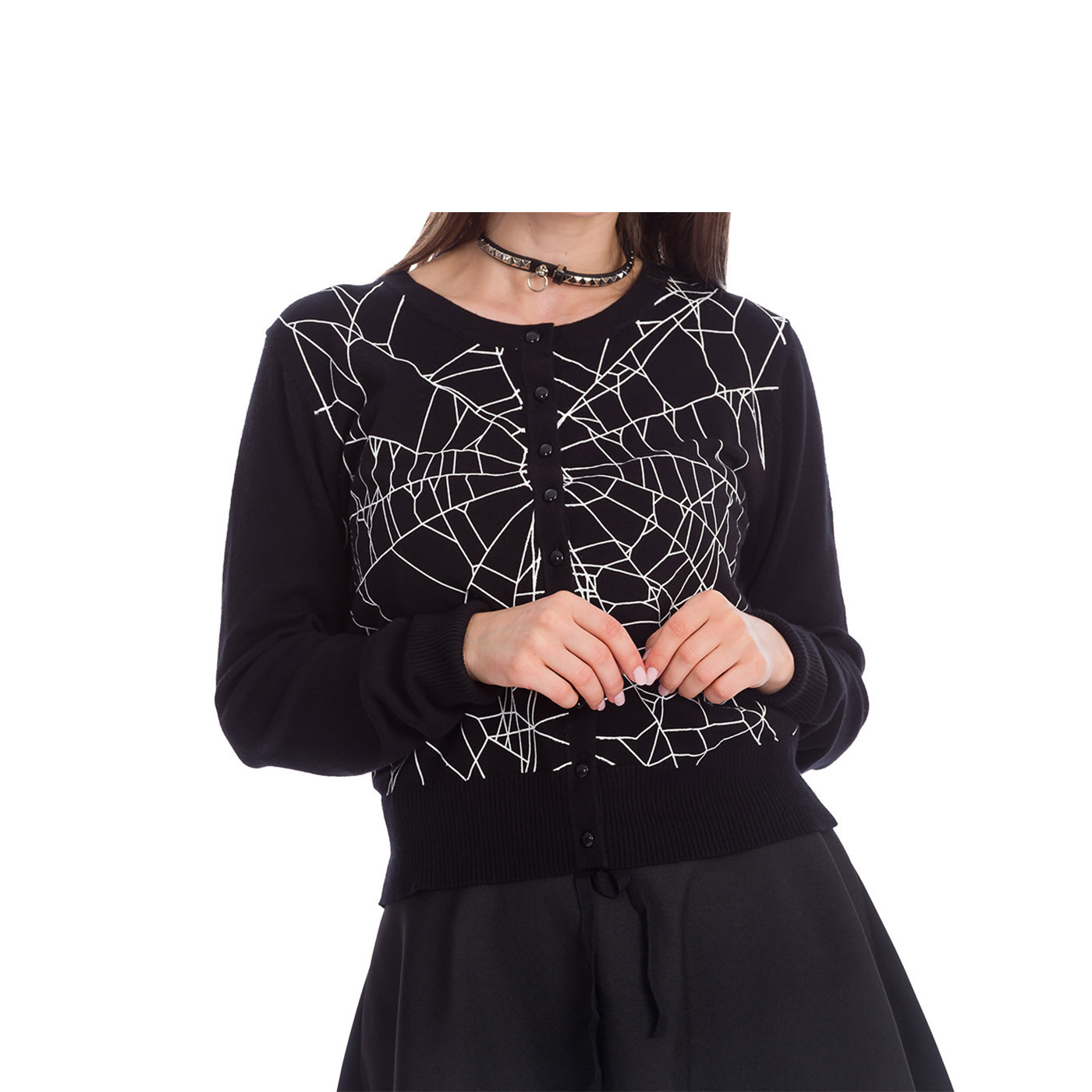 BANNED Creepy Spider Cardigan - CA21085 - Boutique X20 MTL