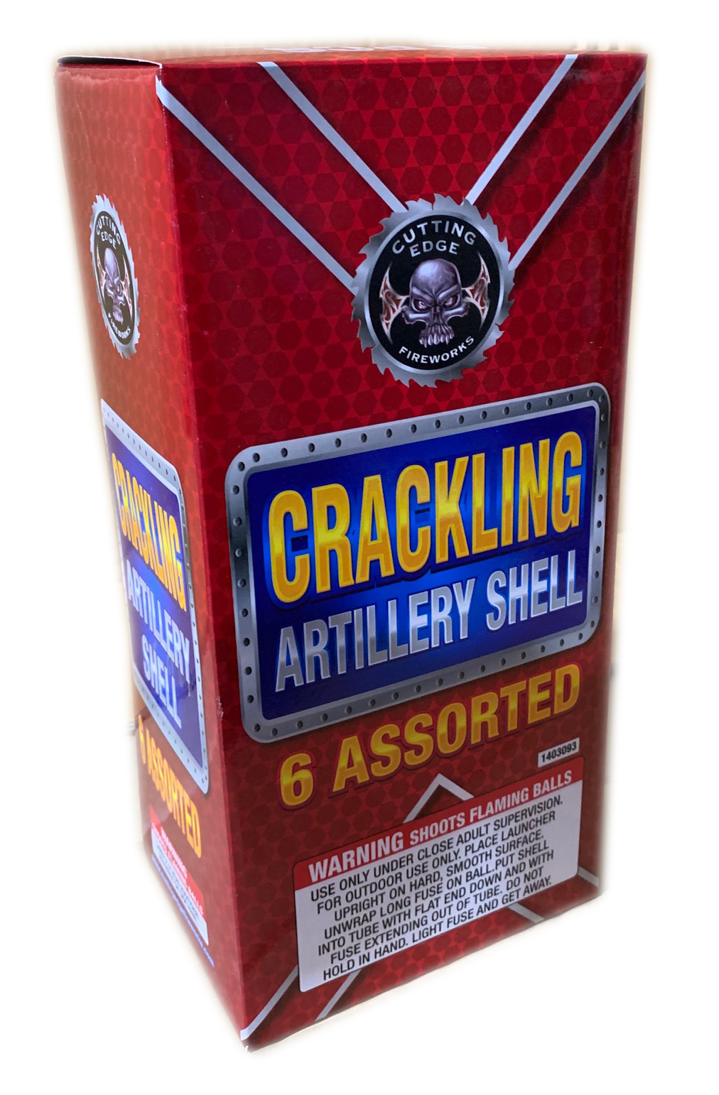 Crackling Ball Canister Shell - Case 12/6 by Cutting Edge Fireworks ...