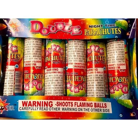 Double Night Parachute, BM - Pack 6/1 by Boomer Fireworks sold at AAH ...