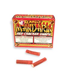 Mandarin Red Cracker Snaps - Pack 20/1