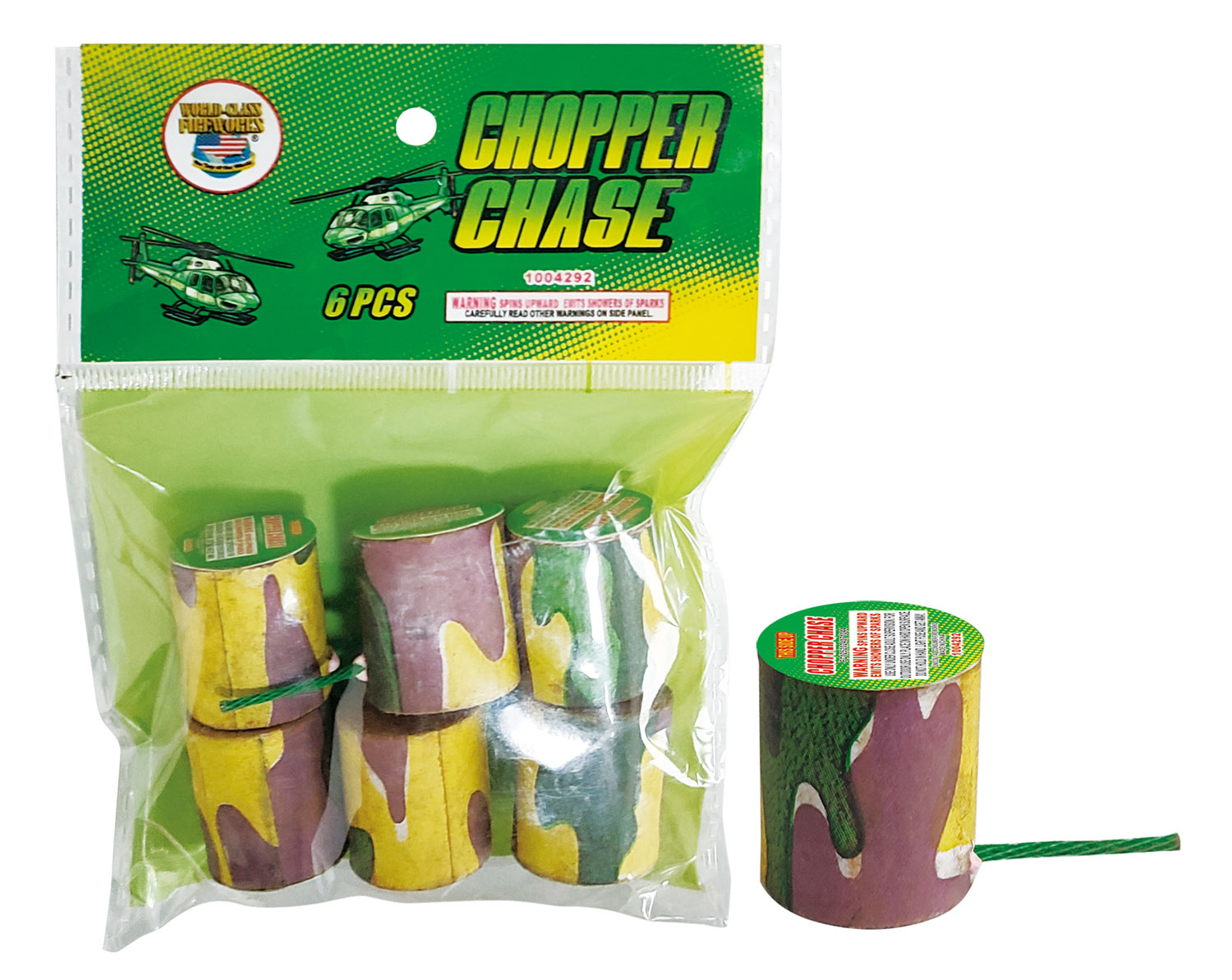 Chopper Chase - Pack of 6 - AAH Fireworks