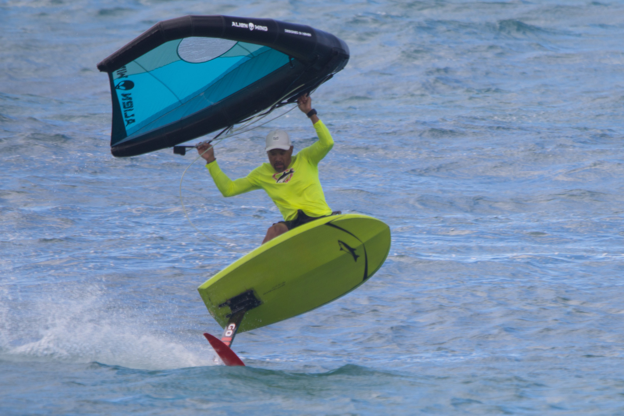 Blue Planet Alien Wing- Wing foiling with the Alien- stiff & smooth