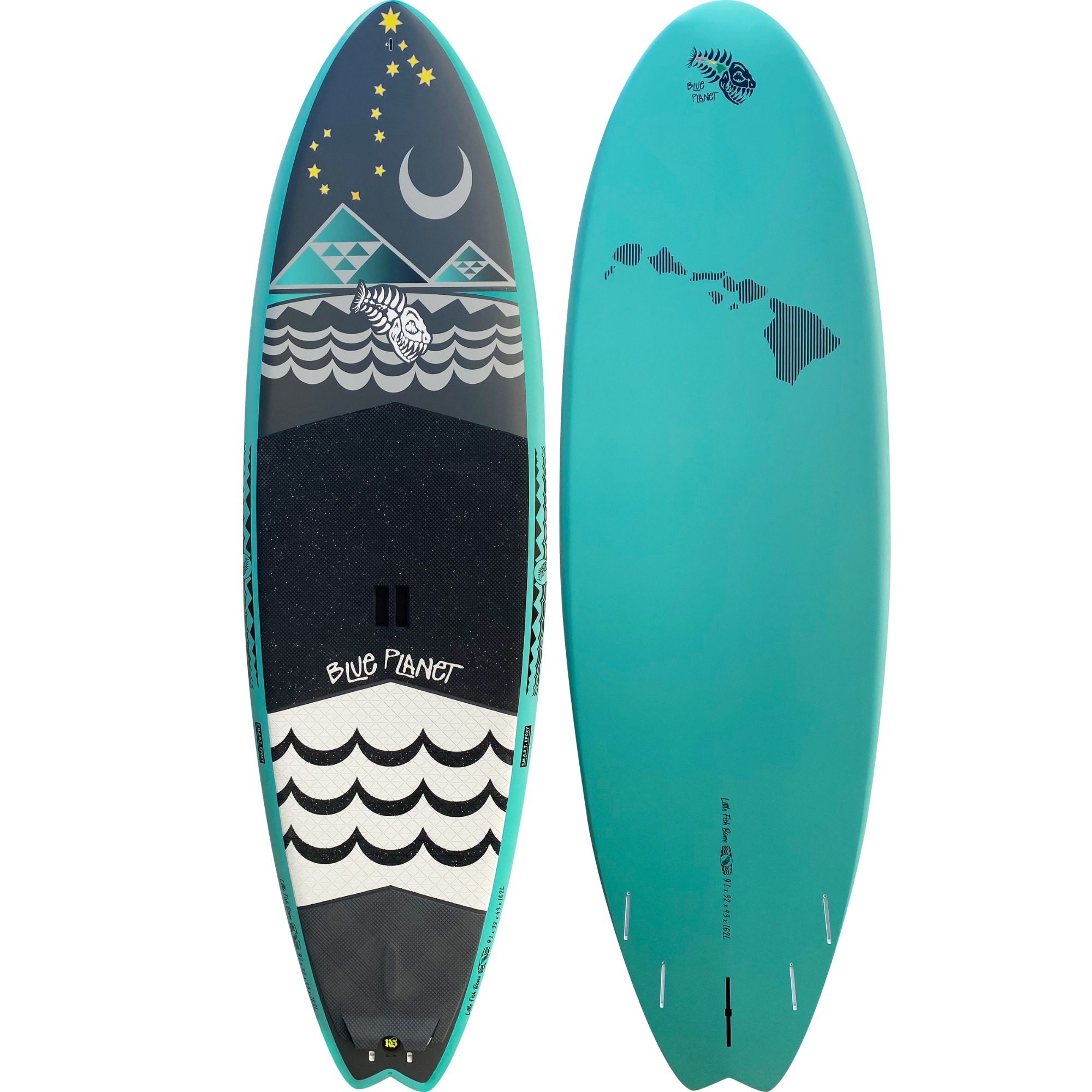 9'1 x 32 x 4.3 x 162L Little Fish Bone