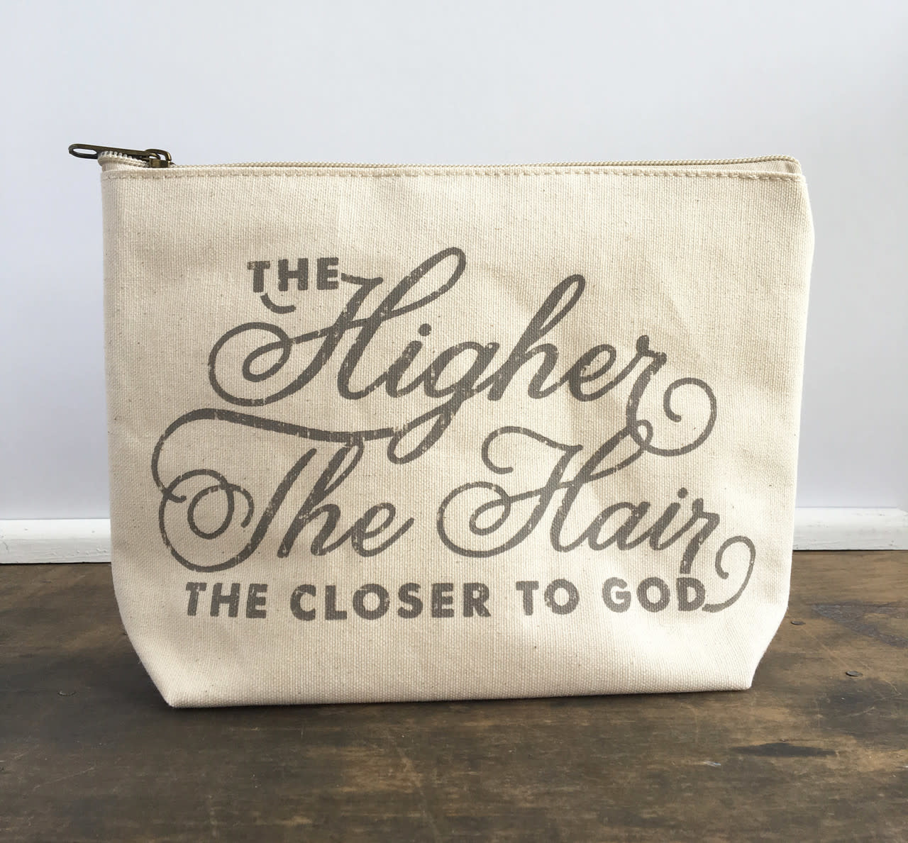 Higher the Hair Zipper Pouch - Prestonwood Bookstore