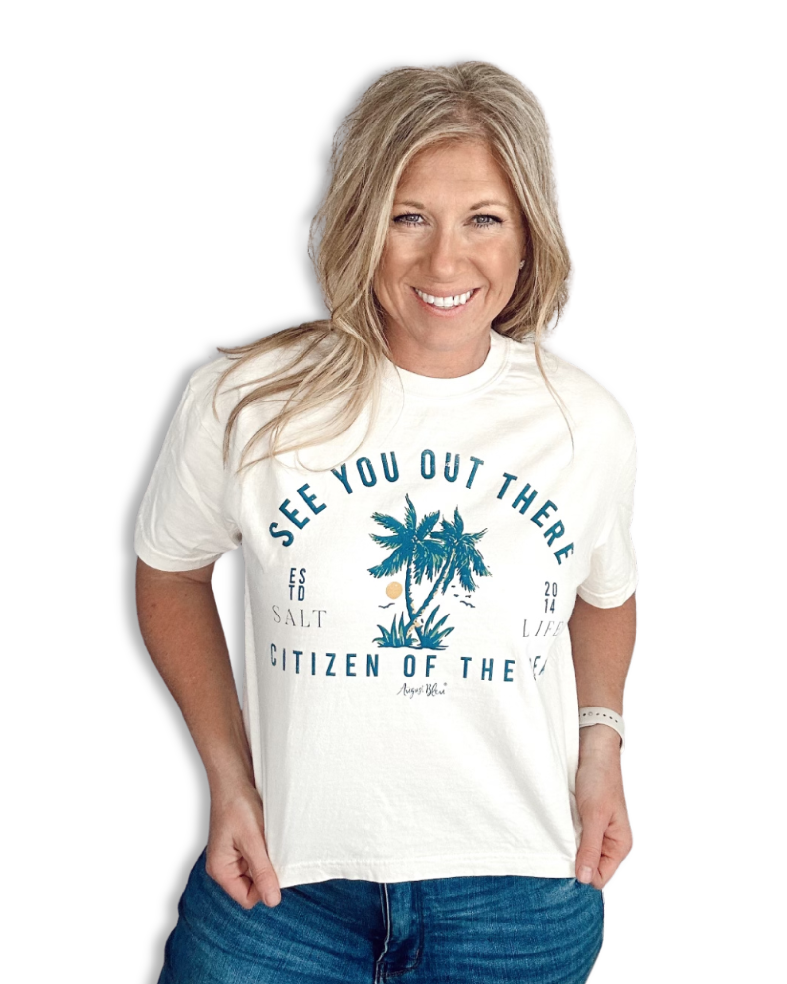 See You Out There Boxy Tee - Prestonwood Bookstore