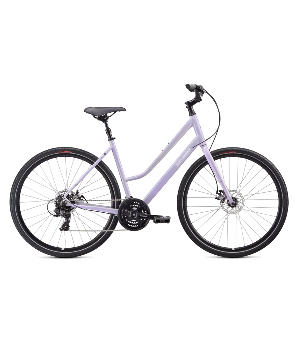 Specialized Crossroads 2.0 Step-Through Gloss / Uv Lilac / Chrome Medium - No Boundaries Sport