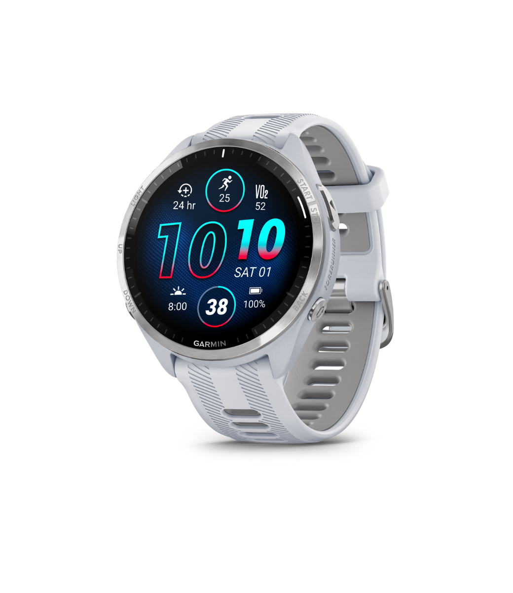 Garmin Forerunner 965 Titanium Bezel with Whitestone Case and ...