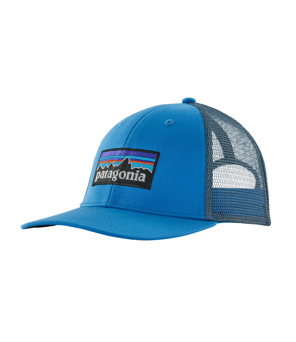 Patagonia P-6 Logo LoPro Trucker Hat Vessel Blue ALL - No Boundaries Sport
