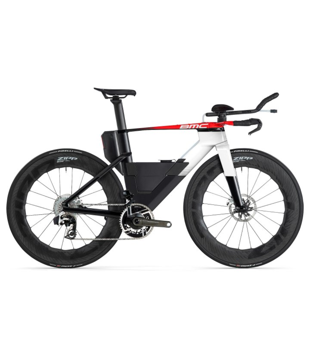 BMC Speedmachine 01 ONE COOL WHITE / NEON RED S 2024 - No Boundaries Sport
