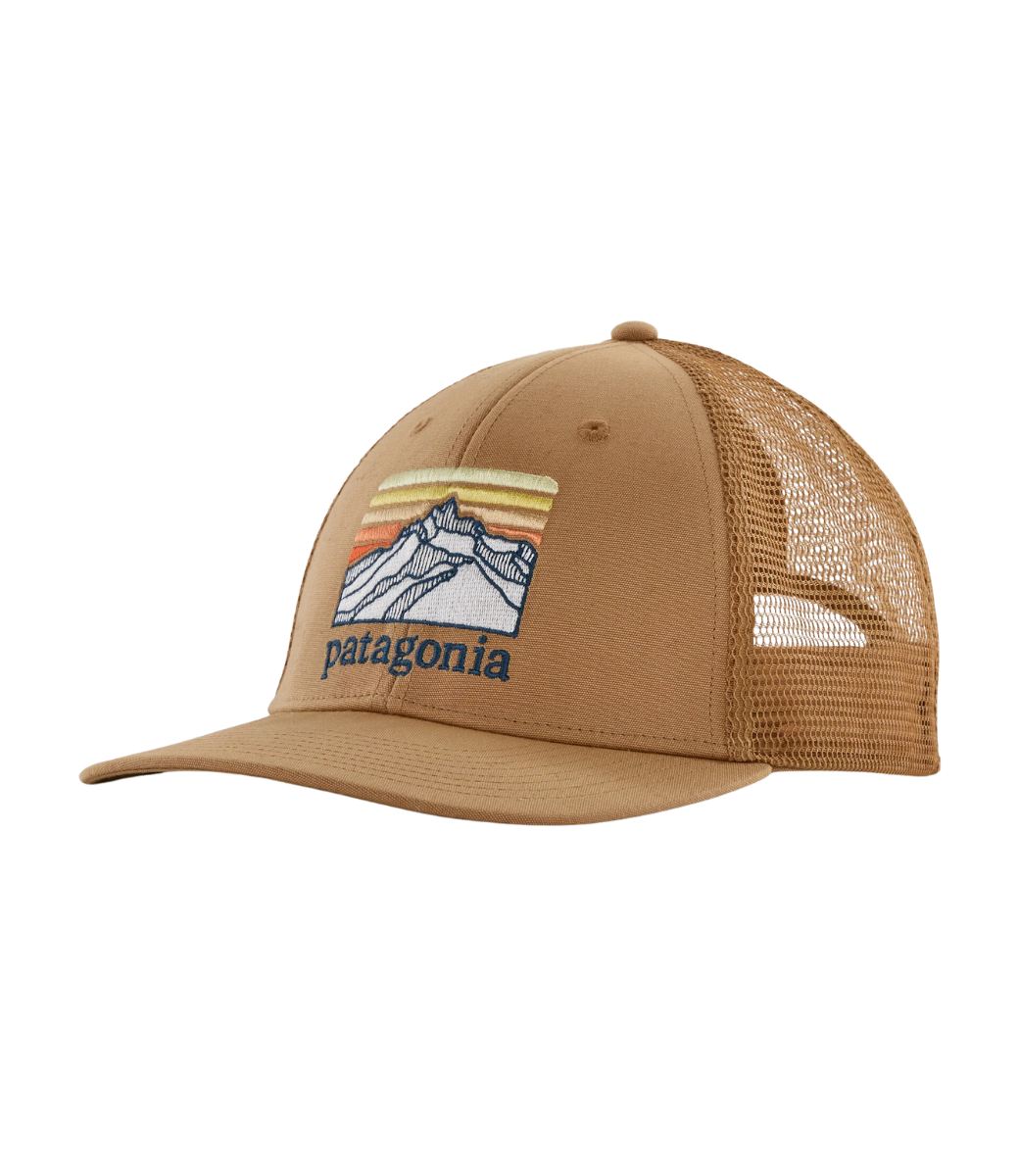 Line Logo Ridge LoPro Trucker Hat Grayling Brown ALL - No Boundaries Sport