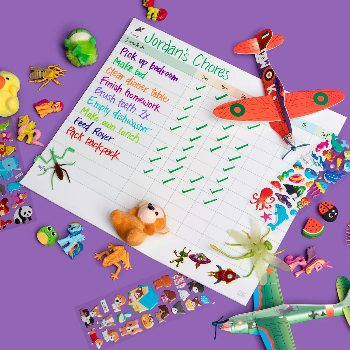 Stickies Task Chart - Polliwogs Children's Boutique