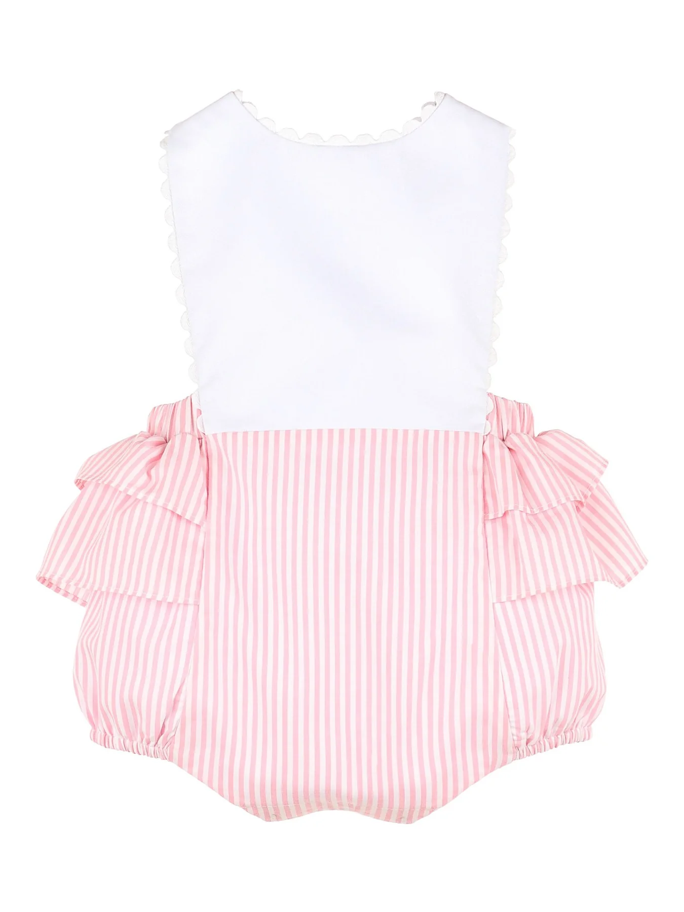 Pink Sip & See Stripe Sunsuit - Polliwogs Children's Boutique