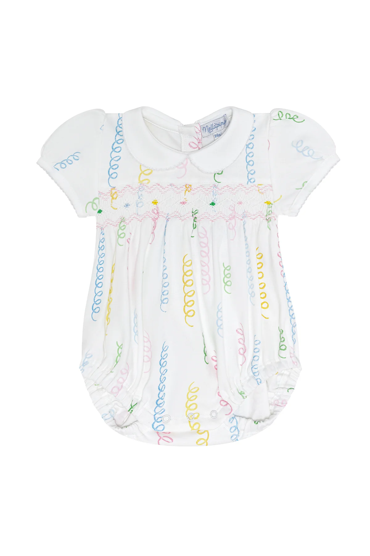 Spirals Smocked Bubble - Polliwogs Children's Boutique