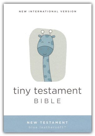 NIV Tiny Testament Bible-Blue - Polliwogs Children's Boutique