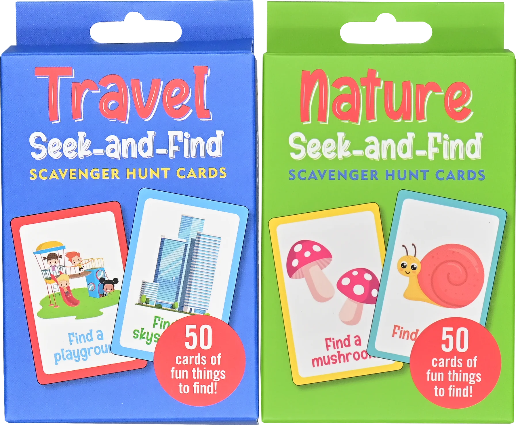 Seek And Find Scavenger Hunt Cards 2 Pack Set - Polliwogs Children's ...