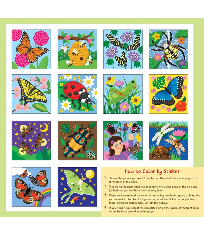 Color By Sticker Butterflies & Bugs9.99 - Polliwogs Children's Boutique
