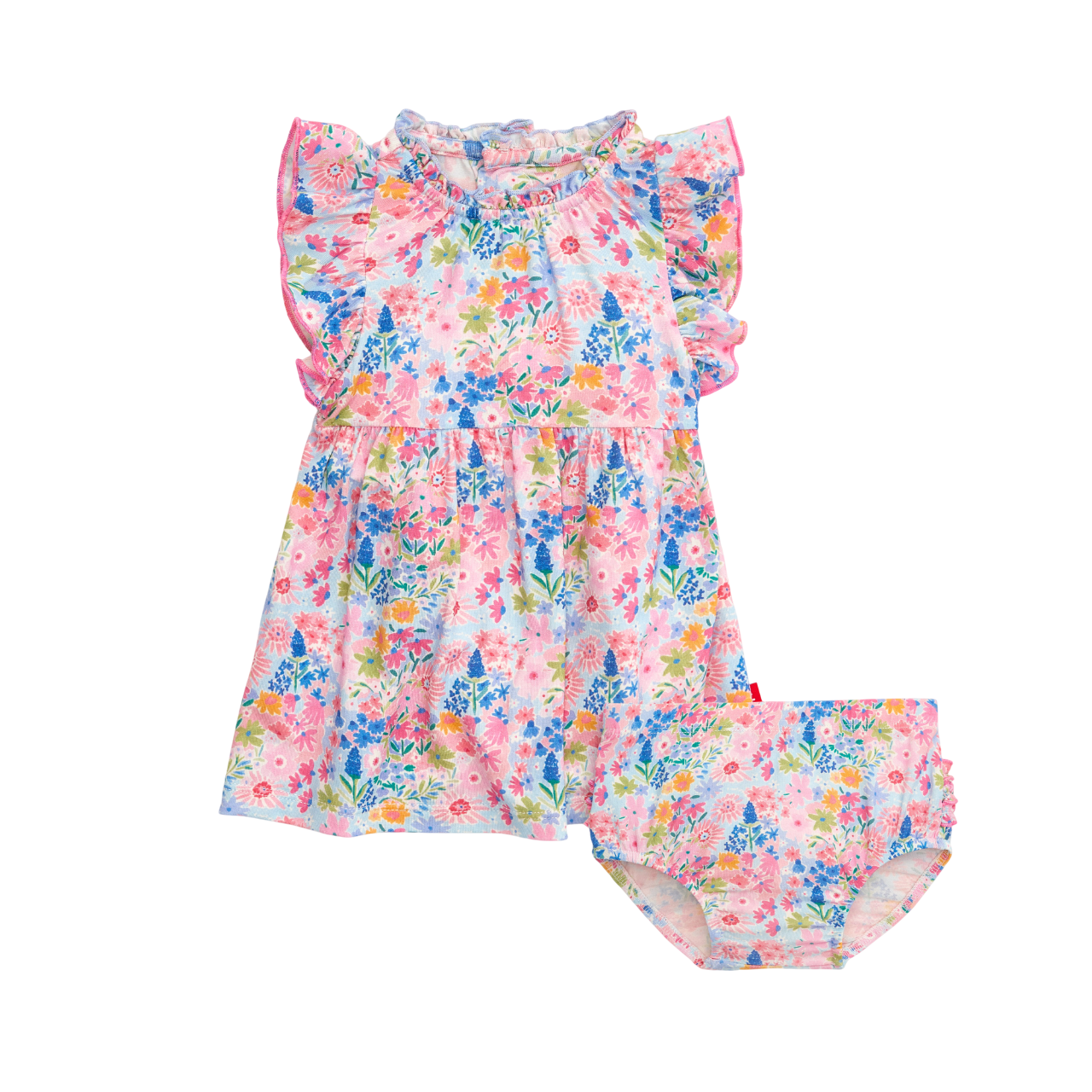 Lily Modal Dress & Diaper Cover - Polliwogs Children's Boutique