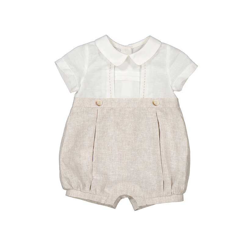 Linen Ceremony Onesie - Polliwogs Children's Boutique