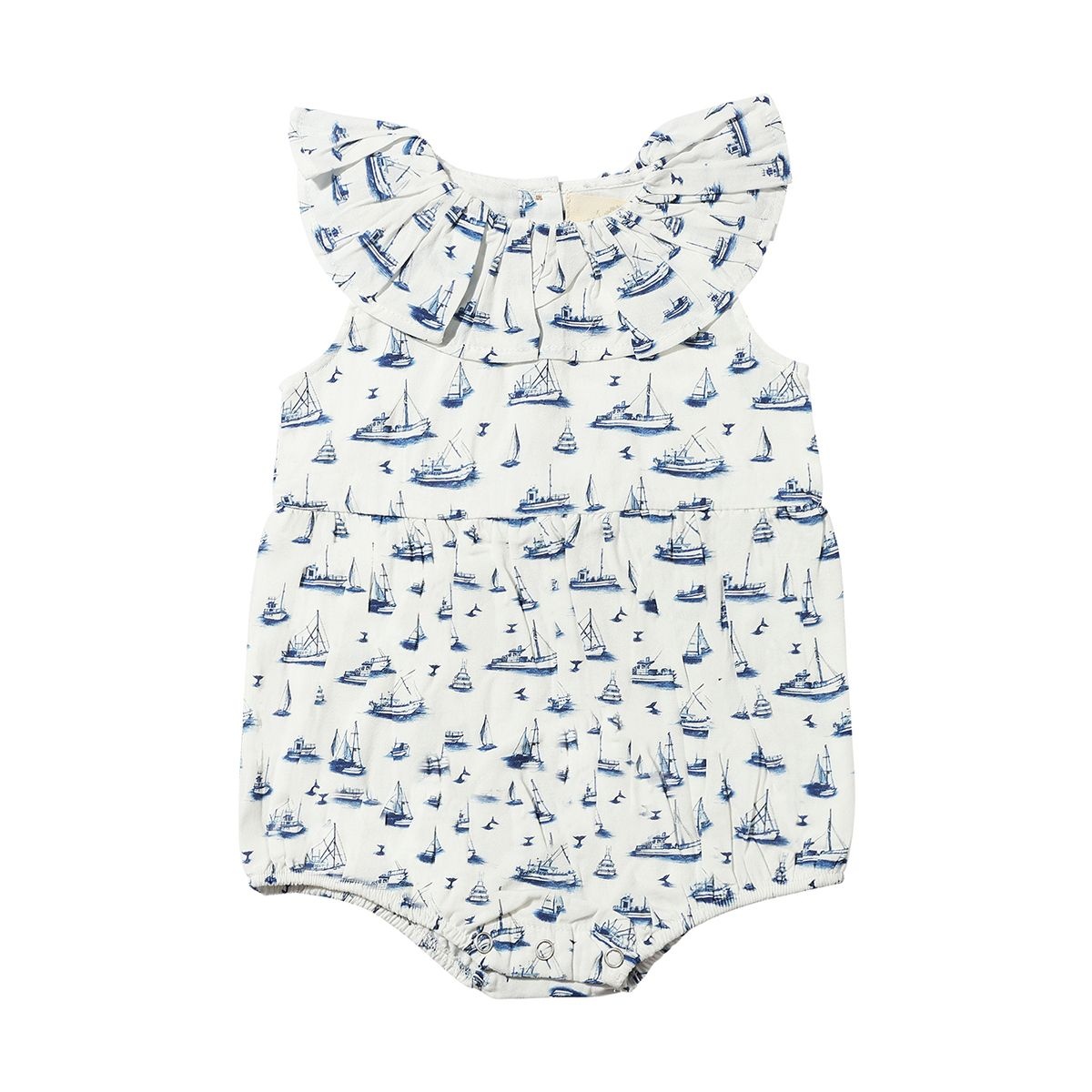 Nautical Boats Maya Bubble - Polliwogs Children's Boutique