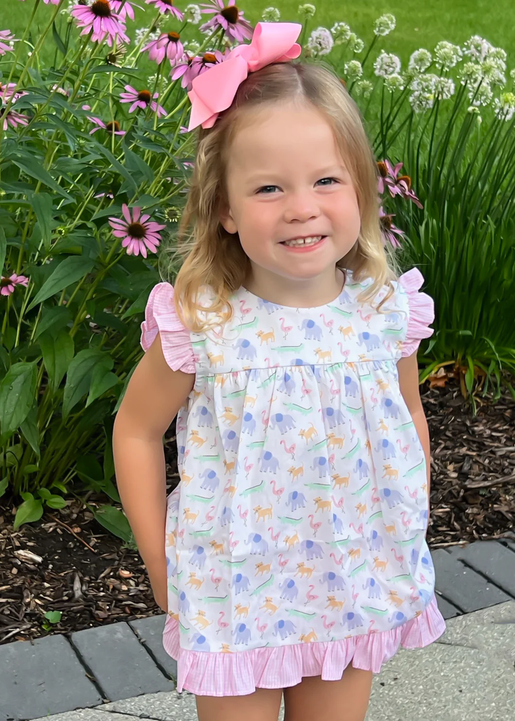 Zoo-Pendous Natalie Bloomer Banded Short Set - Polliwogs Children's ...