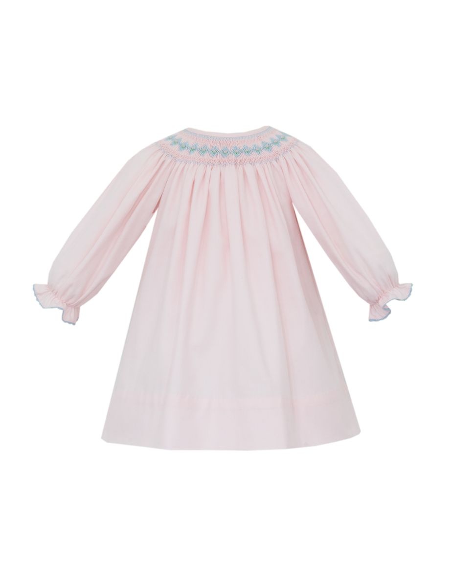 Pink Maggie Viyella Bishop Dress - Polliwogs Children's Boutique