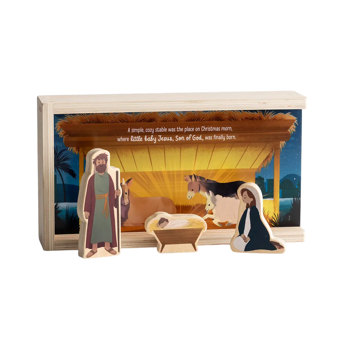 Jesus is Born Nativity Bible Box - Polliwogs Children's Boutique