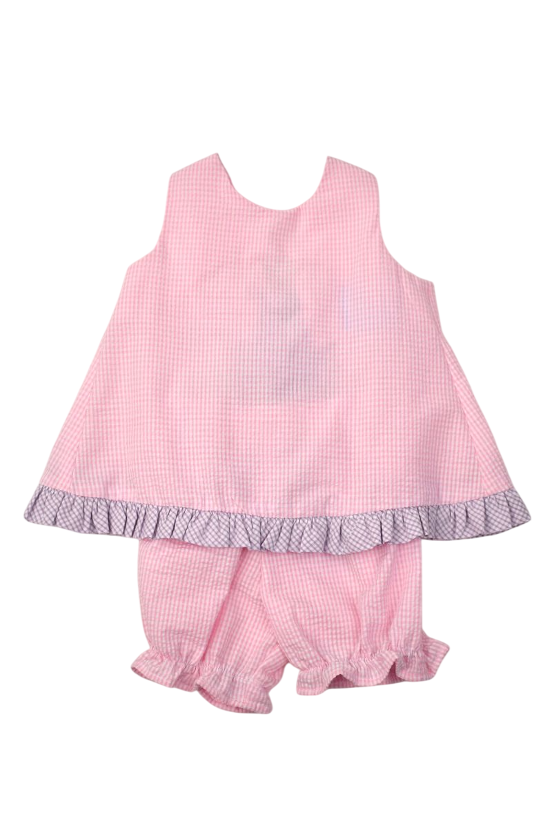 Funtasia Too Lavender Ruffle Pink Popover Set for Baby & Toddler Girls ...
