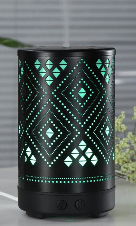 COLOUR CHANGING LED DIAMOND DIFFUSER BLACK (MP8) 100ml - Oxford Mills ...