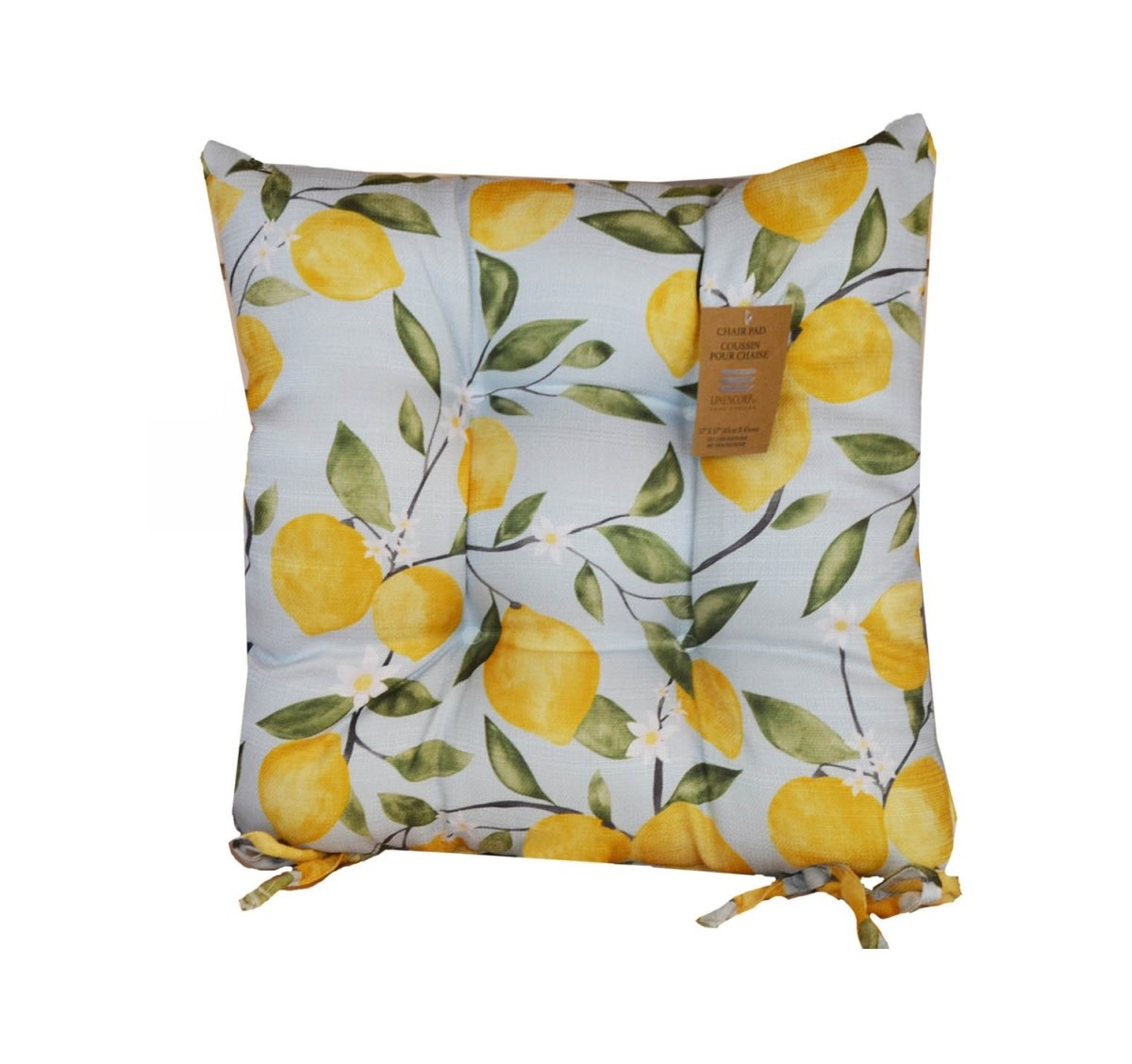 LEMON PRINTED CHAIR PAD 17X17" MULTI (MP6) - Oxford Mills Home Fashion ...