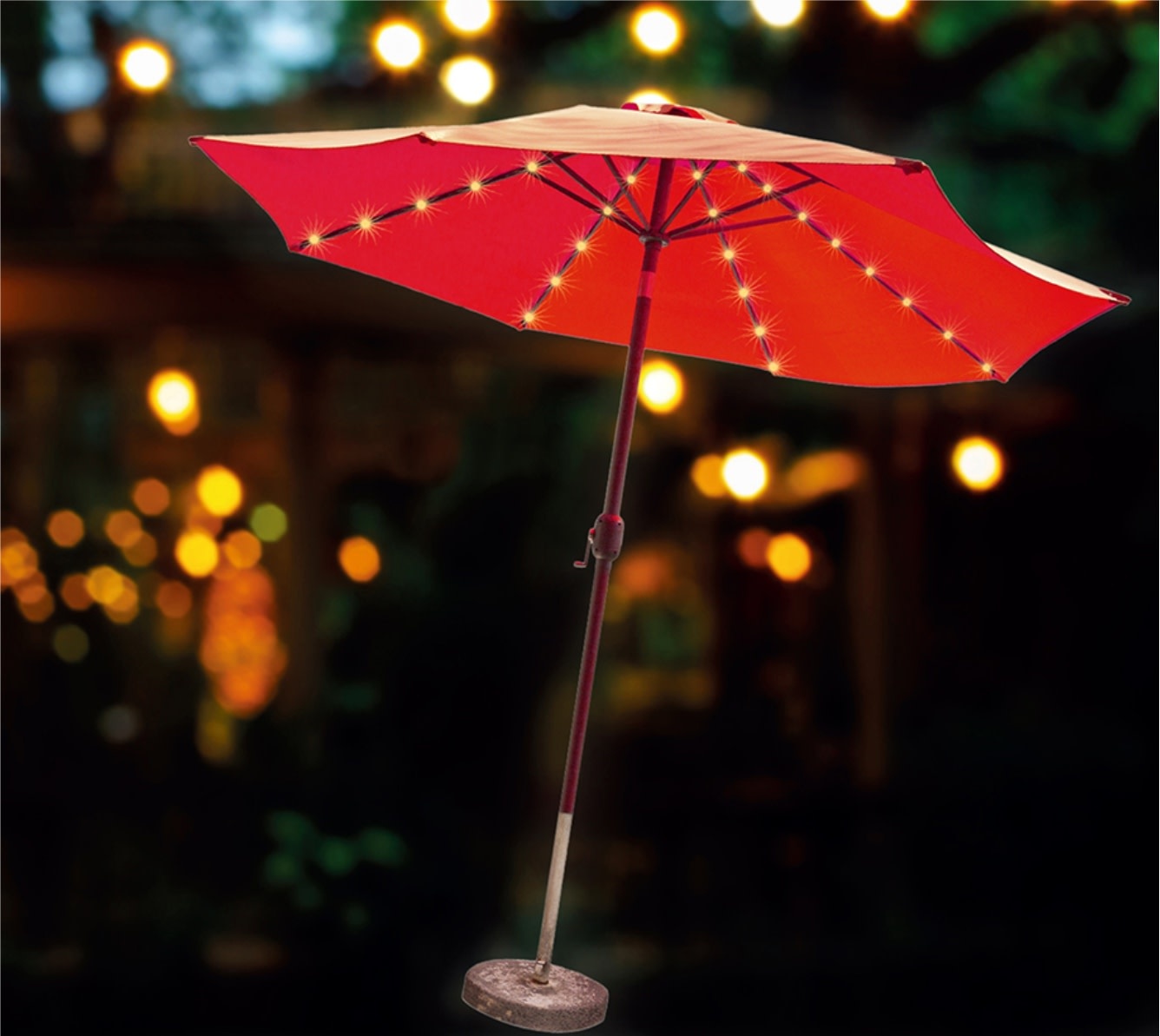 72 SOLAR LED PARASOL LIGHT 197" - Oxford Mills Home Fashion Factory ...