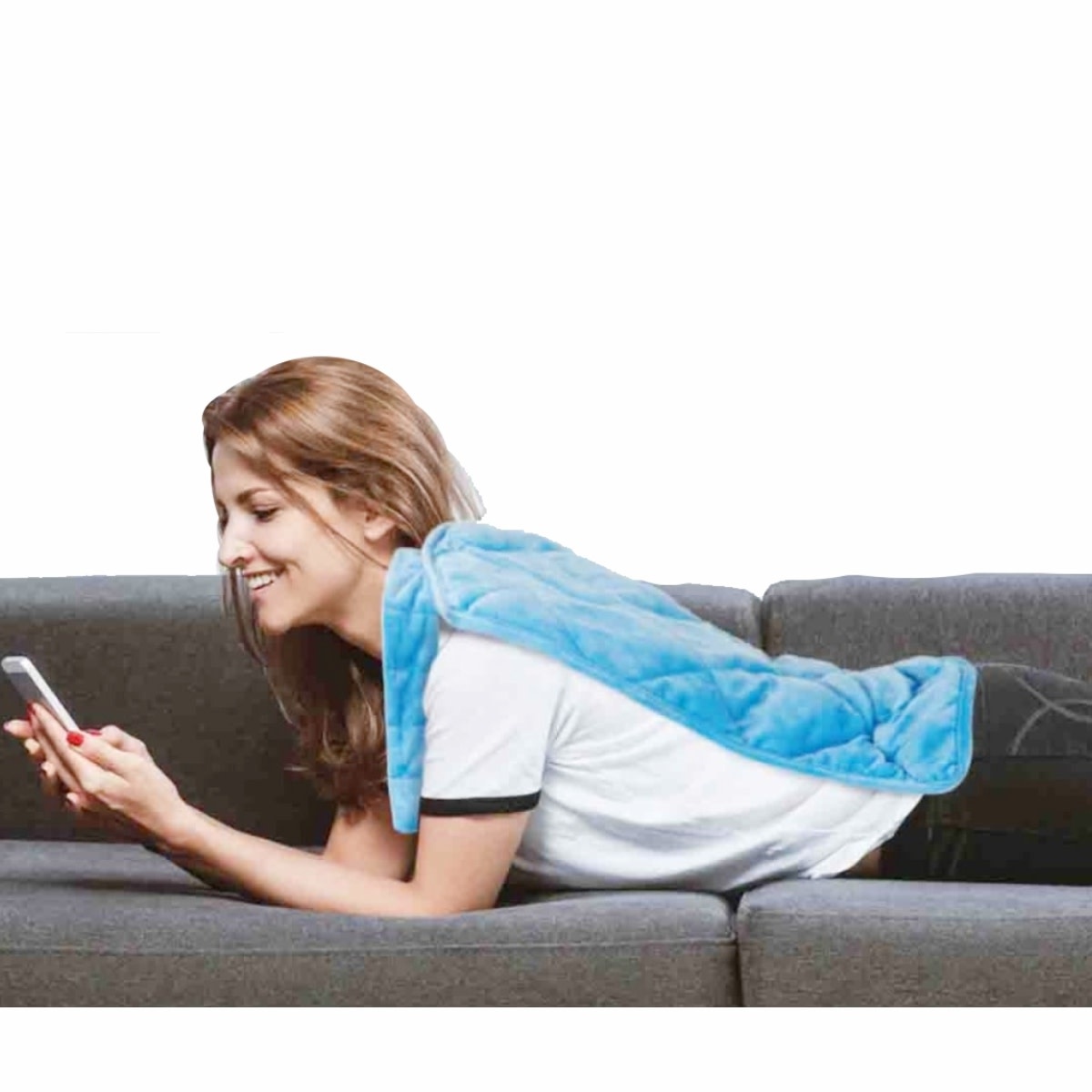 WEIGHTED FLEECE HEATING or COOLING BACK PAD - Oxford Mills Home Fashion ...