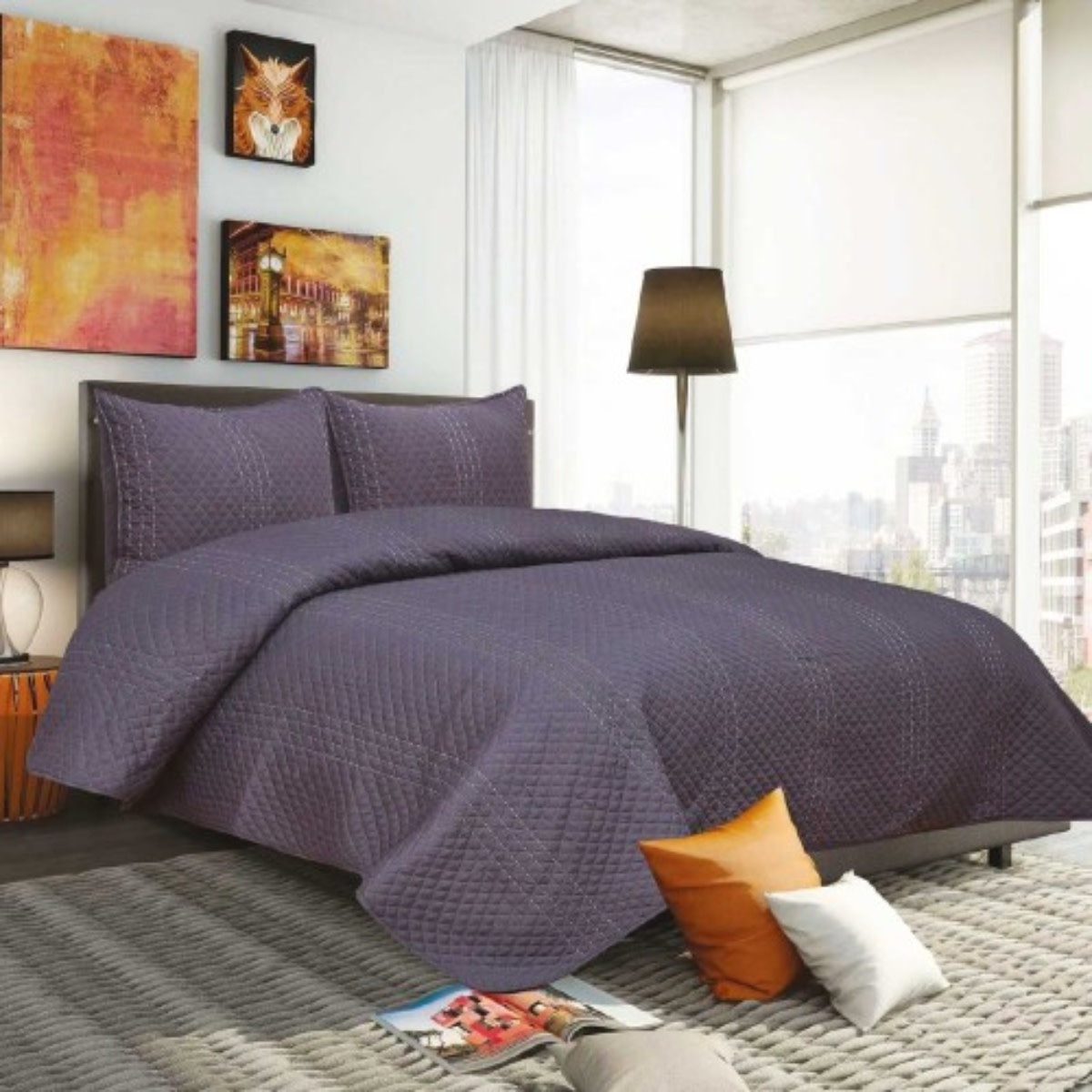 ARABELLA 3pc QUILT SET AST - Oxford Mills Home Fashion Factory Outlet ...