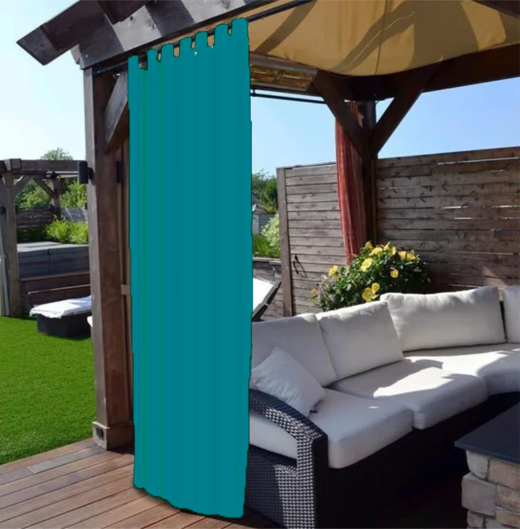 SOLID OUTDOOR VELCRO TOP PANELS AST 52X84" (MP12) - Oxford Mills Home ...