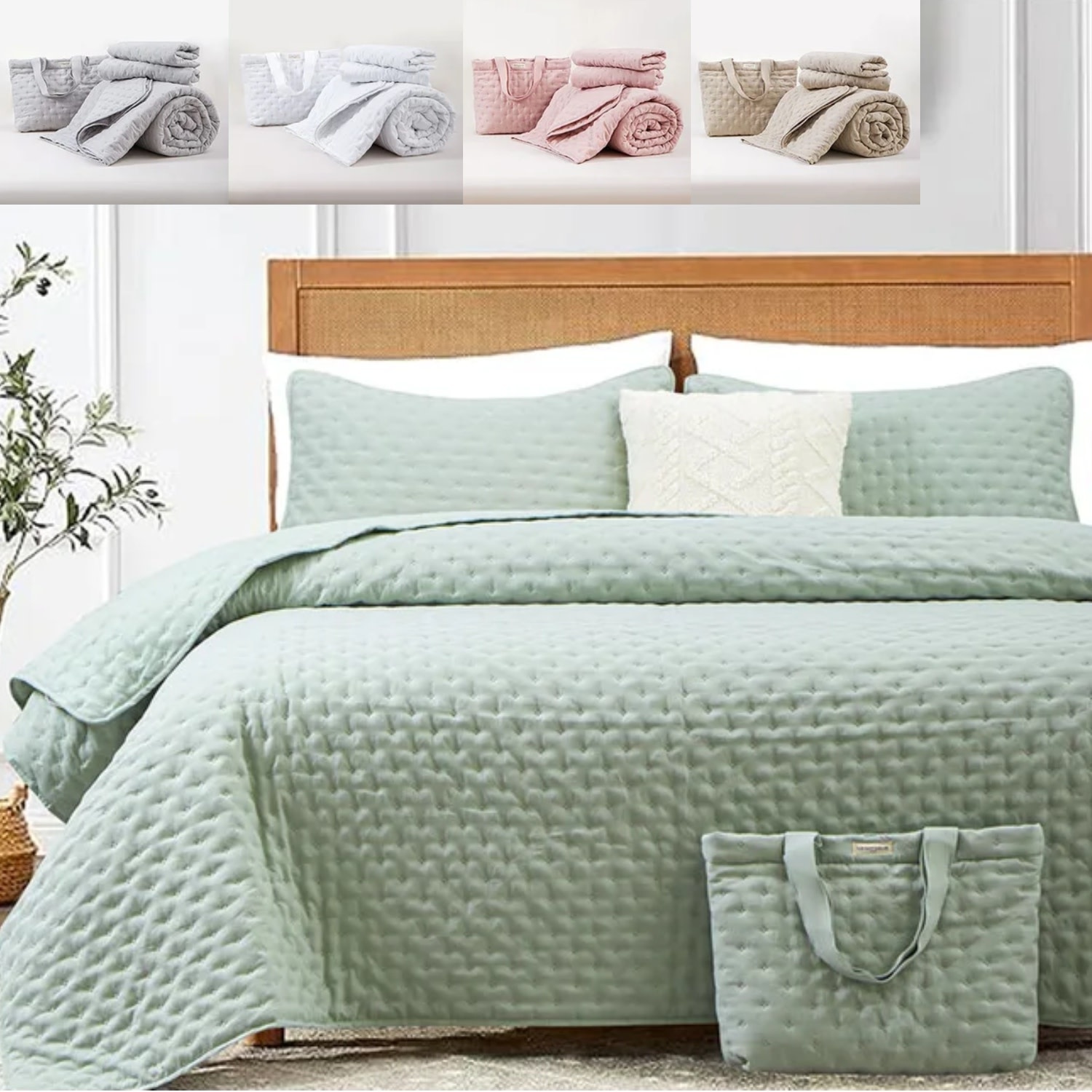 LUNA 4pc QUILT SET AST - Oxford Mills Home Fashion Factory Outlet and ...
