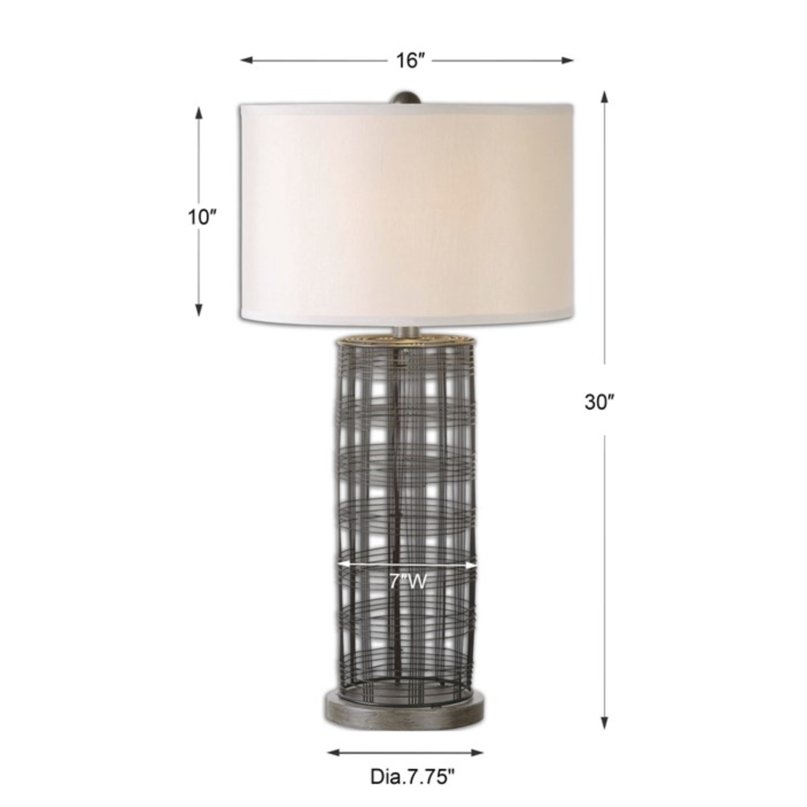 30" Uttermost Engel Dark Rustic Bronze Table Lamp - Outside the Box ...