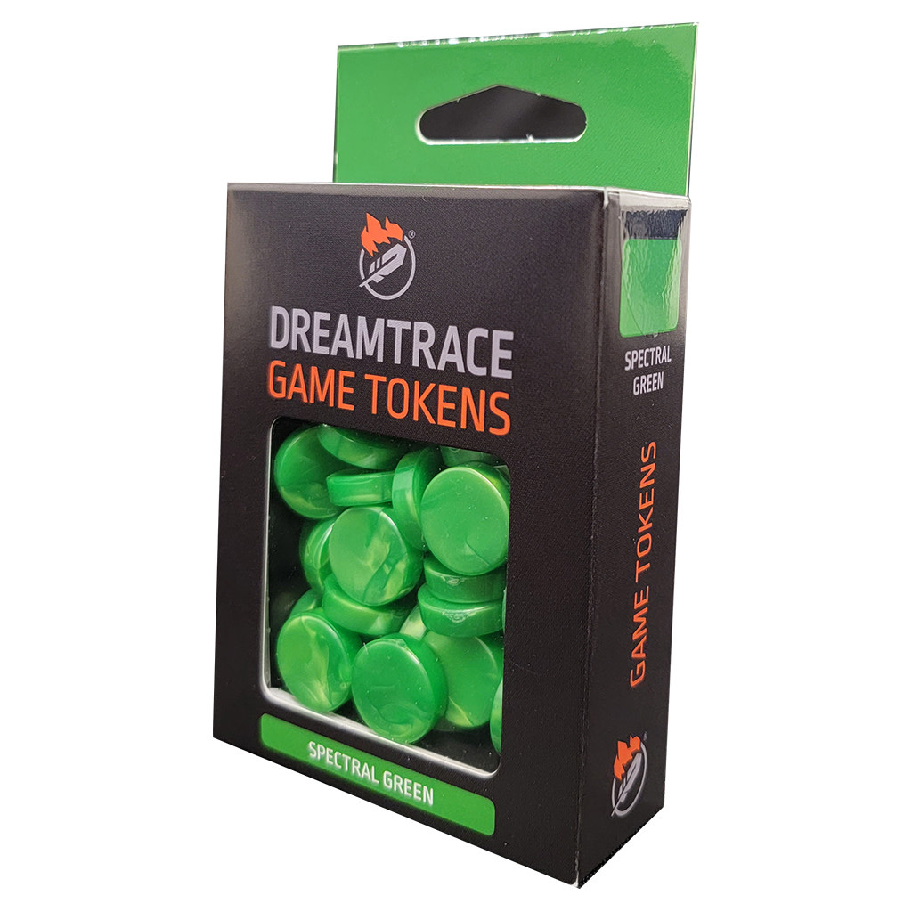 DreamTrace Gaming Tokens: Spectral Green - The Guild House