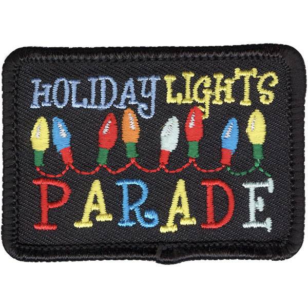 Christmas Holiday Lights Parade Fun Patch - Girl Scouts of Silver Sage ...
