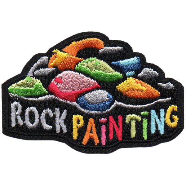 Rock Painting Fun Patch - Girl Scouts of Silver Sage Council Online Store