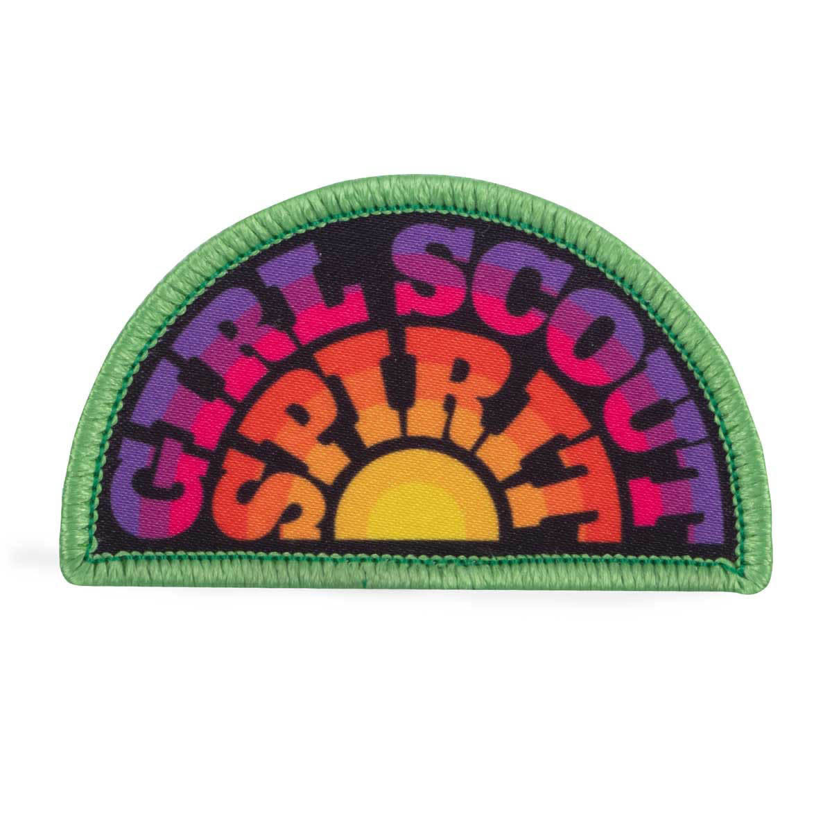 Girl Scout Spirit Sunset Patch Girl Scouts Of Silver Sage Council
