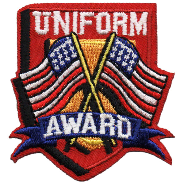 Uniform Award w/ American Flags Fun Patch - Girl Scouts of Silver Sage ...