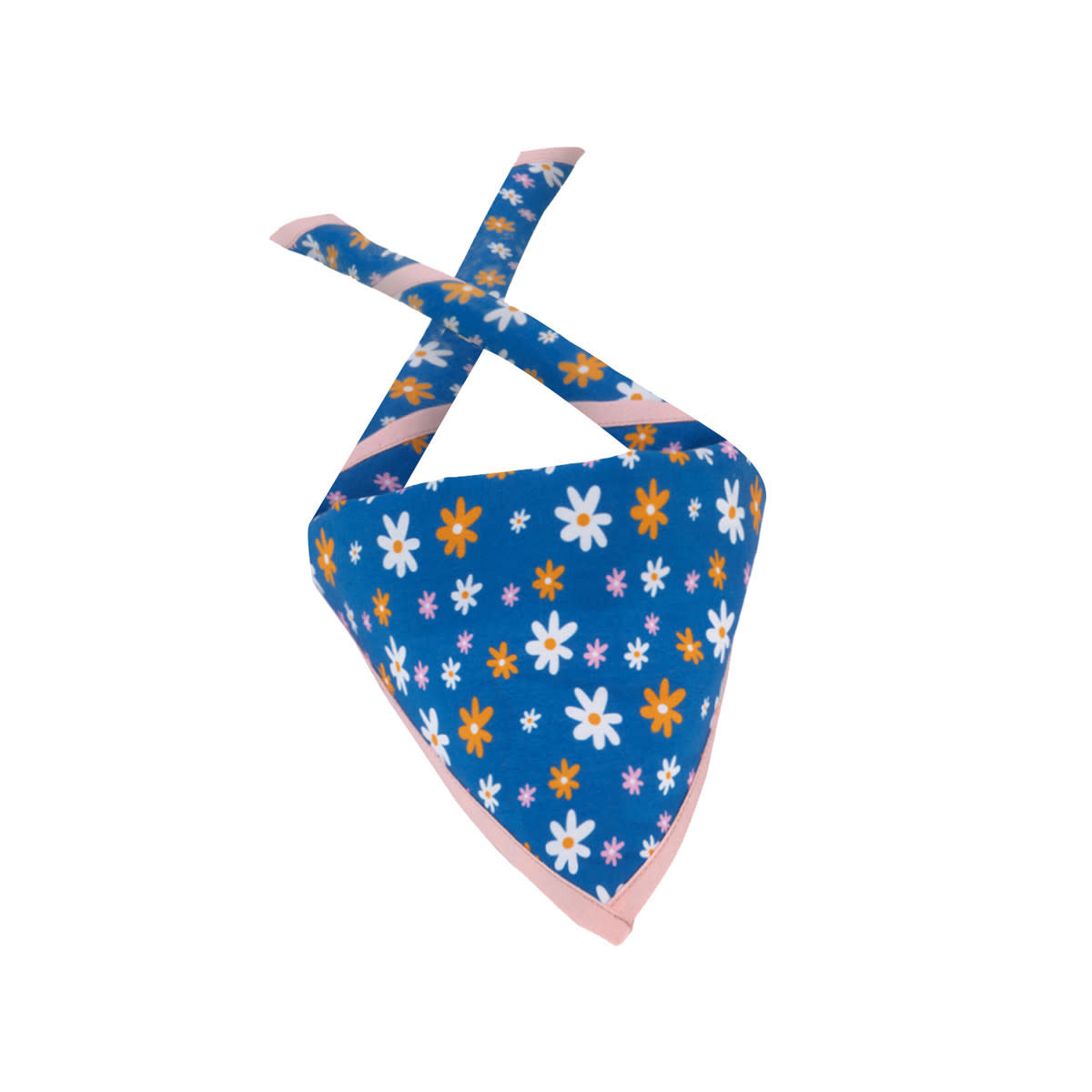 Blue Daisy Scarf w/ Pink Border - Girl Scouts of Silver Sage Council ...