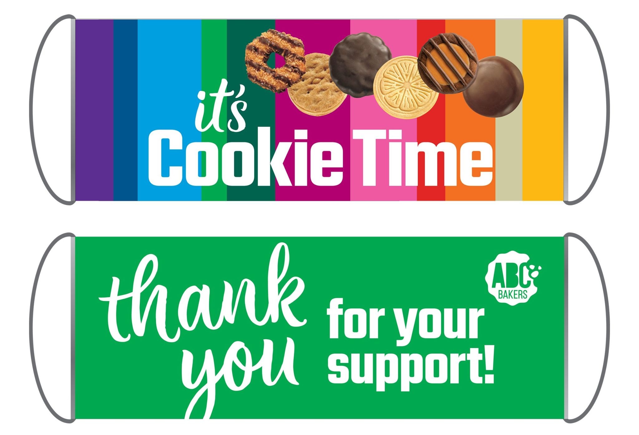 ABC Bakers It's Cookie Time Rollabanner - Girl Scouts of Silver Sage ...