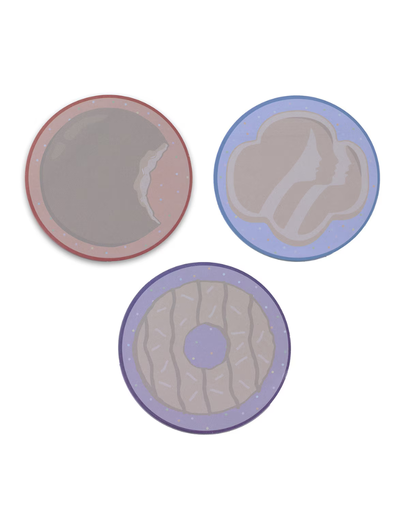 Cookie Fun Finds Sticky Note Cookie Trio Set - Girl Scouts of Silver ...