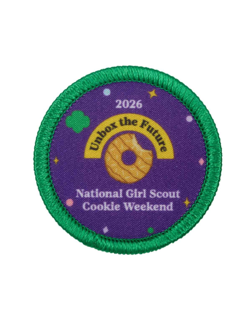 2026 National Girl Scout Cookie Weekend Sew-On Patch - Girl Scouts of ...