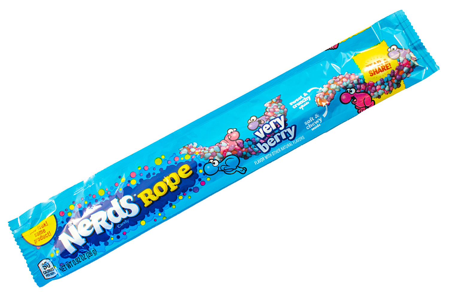 Nerds Nerds Rope Framboise bleue - Nick & Joe Candy Shop