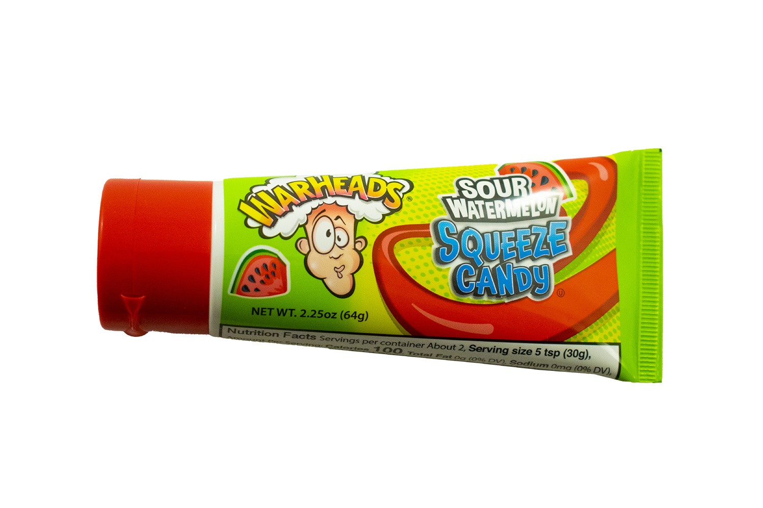 Warheads Squeeze melon d'eau sur - Bonbonnerie Nick & Joe
