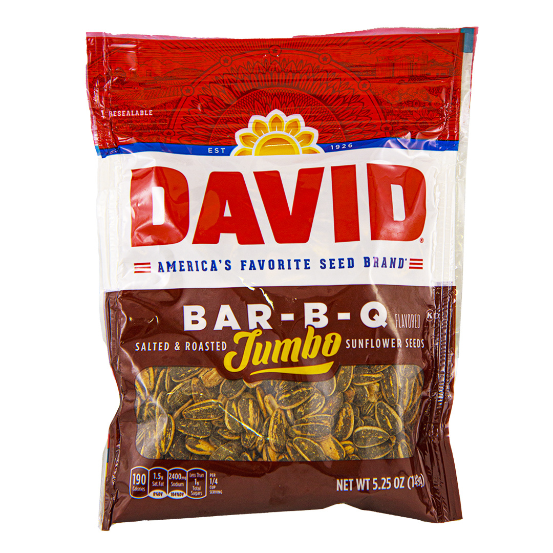 Graines de tournesol BBQ David 149g | Bonbonnerie Nick & Joe