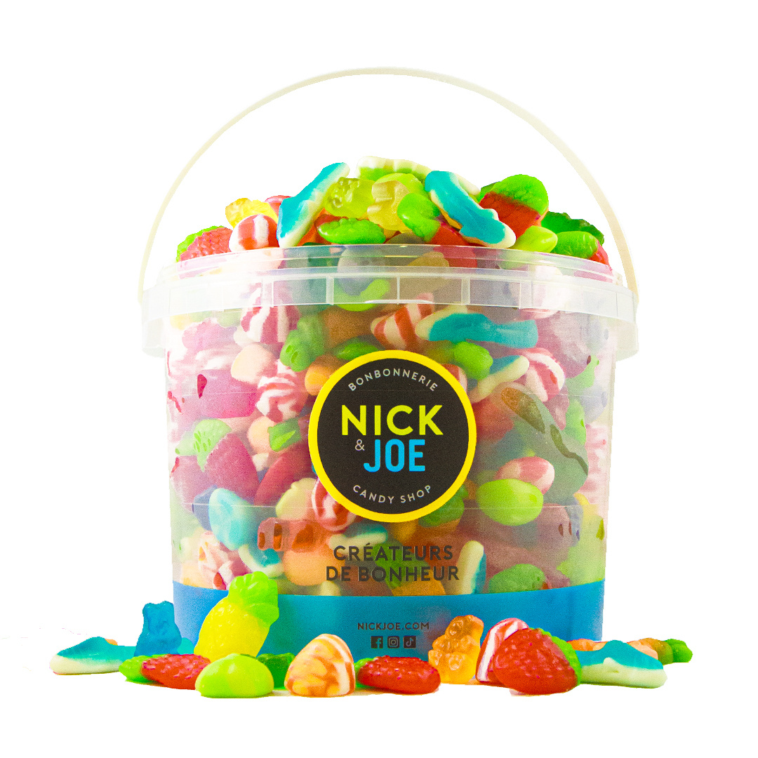Nick & Joe Candy Shop | Gummy candy bucket 2.27kg | Nick & Joe Candy Shop