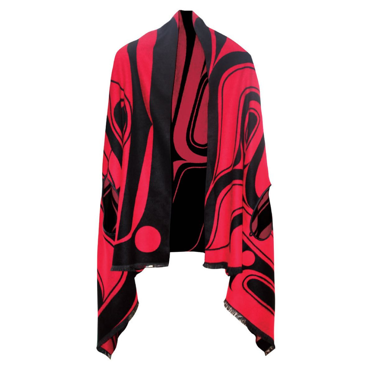 Reversible Fashion Cape - Tradition by Ryan Cranmer - La Boutique Boréale